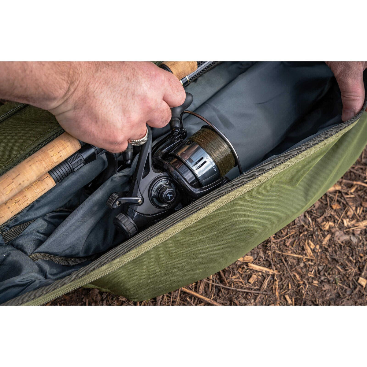 Korum Progress Folding Quiver 2 Rod Carp Fishing Rod Bag Holdall K0290 ...