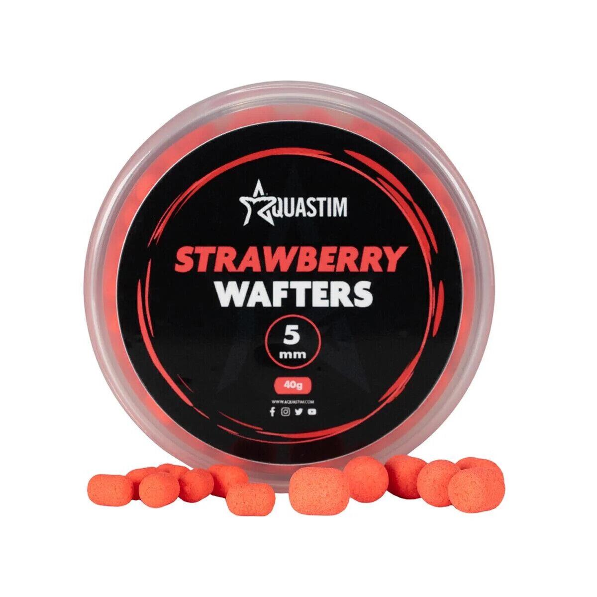 Aquastim Strawberry Wafters Barrell Dumbell Fluoro Wafter Carp Fishing ...