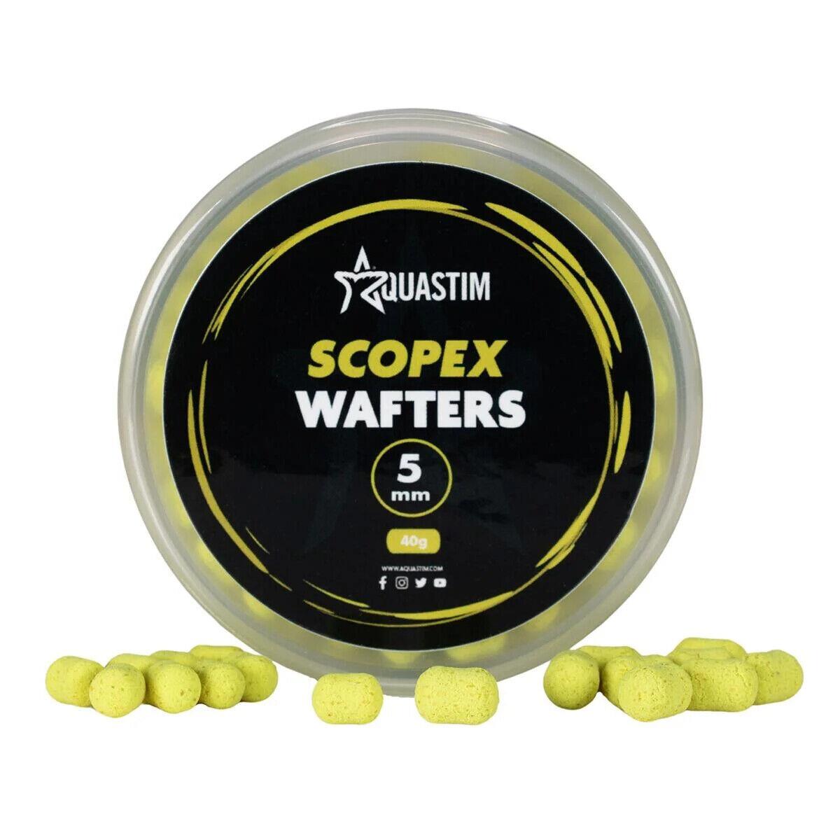 Aquastim Scopex Fluoro Wafters Barrell Dumbell Wafter Carp Fishing Bai ...