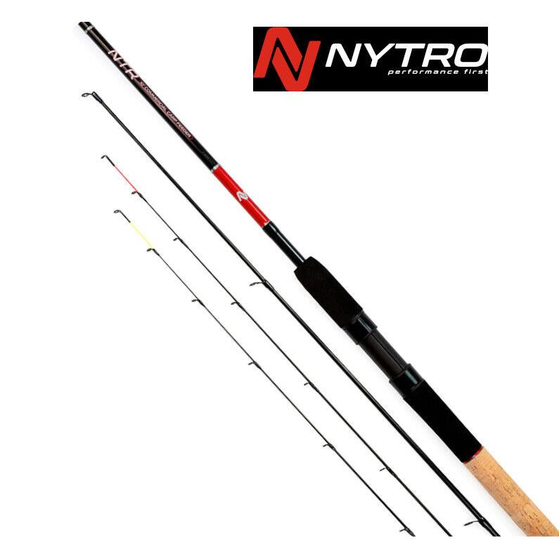Nytro NTR 10ft 2 Section Commercial Carp Feeder Fishing Rod With Quive ...