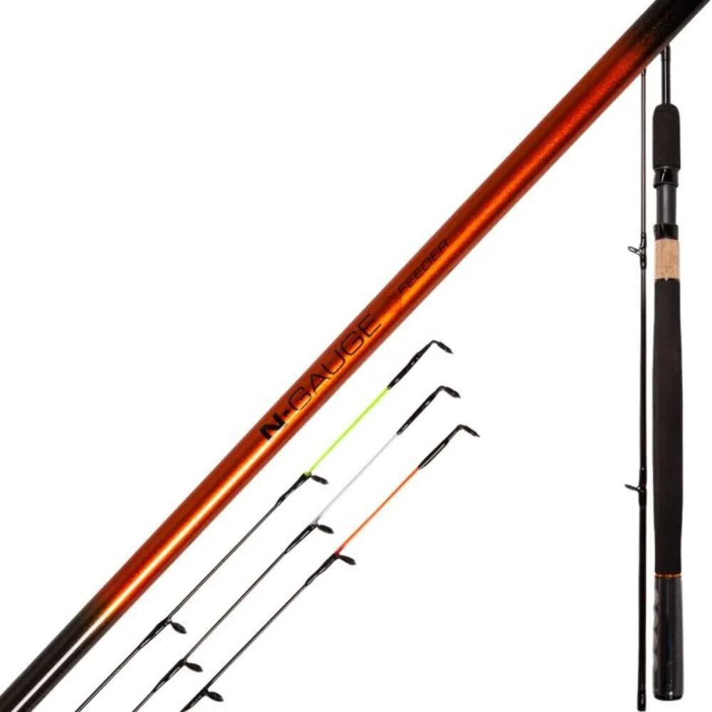 Guru N-Gauge Feeder Rod Range 2pc 9ft / 10ft / 11ft Carp F1 Fishing ...