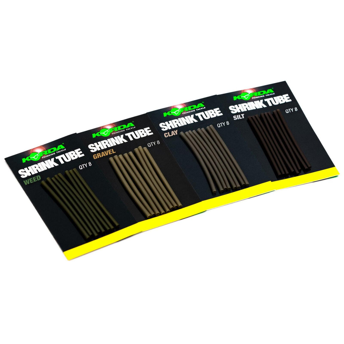 Korda Shrink Tube Clay / Gravel / Silt / Weed Colour 8pcs Fishing ...