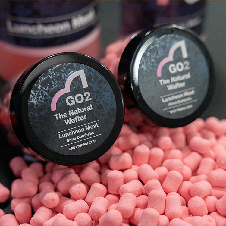 Spotted Fin GO2 Natural Wafter 8mm 10mm Luncheon Meat Carp Fishing Hoo ...