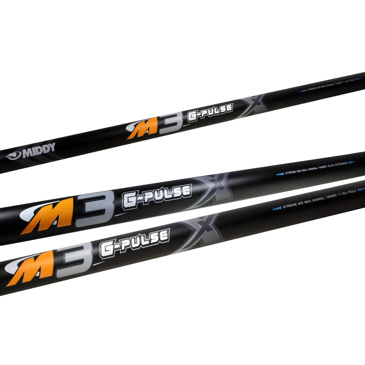 Middy Xtreme M3 G-Pulse MKII 11.5 or 13m Pole Package Carp Fishing ...