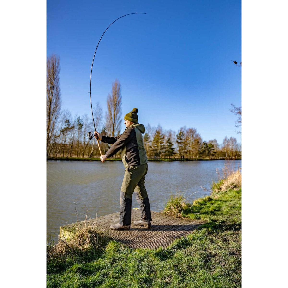 Korum 11' 1.25lb 3K Allrounder Rod Carp Fishing Float Ledger Rod K0330 ...