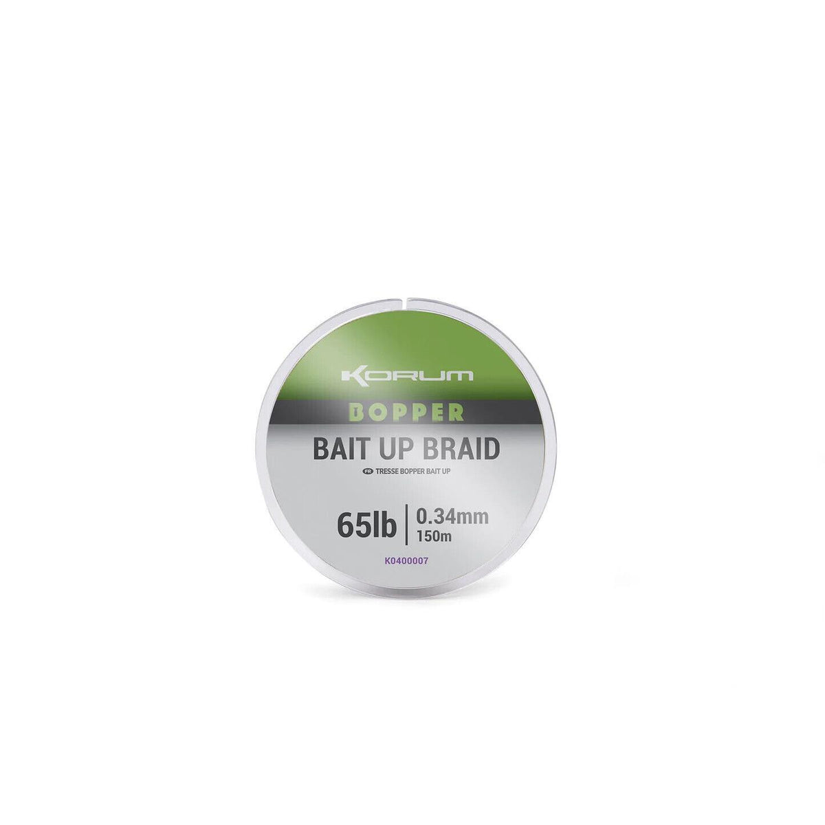 Korum Bopper Bait Up Braid 65lb 0.34mm 150m Spool Line Fishing ...